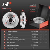 China Front & Rear Disc Brake Rotors & Ceramic Brake Pads for Chevrolet Cruze Buick for sale