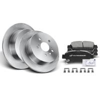 China Rear Disc Brake Rotors & Ceramic Brake Pads for Toyota Sienna 2004-2010 for sale