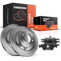 China Rear Disc Brake Rotors & Ceramic Brake Pads for Mercedes-Benz E350 E400 CLS500 for sale