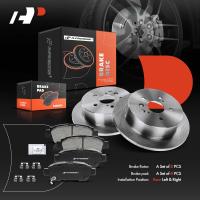 China Rear Disc Brake Rotors & Ceramic Brake Pads for Toyota Sienna 2004-2010 for sale