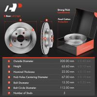 China Rear Disc Brake Rotors & Ceramic Brake Pads for Mercedes-Benz E350 E400 CLS500 for sale