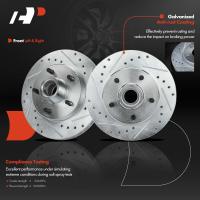 China Front Drilled Brake Rotors for Chevrolet Camaro 1982-1992 GMC Pontiac for sale