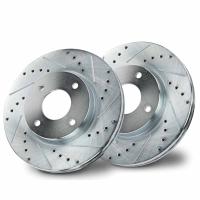 China Front Drilled Brake Rotors for Nissan Cube 09-14 Nissan Sentra Versa 07-12 for sale