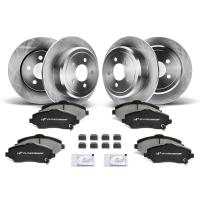 China Front & Rear Disc Brake Rotors & Ceramic Brake Pads for Dodge Nitro 07-11 Jeep for sale