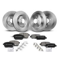 China Front & Rear Disc Brake Rotors & Ceramic Brake Pads for Nissan Murano 05-07 12 for sale