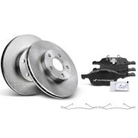 China Front Disc Brake Rotors & Ceramic Brake Pads for Ford Focus 2012-2018 Volvo C30 for sale
