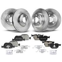 China Front & Rear Disc Brake Rotors & Ceramic Brake Pads for BMW X5 2007-2011 X6 for sale
