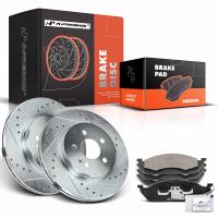 China Front Drilled Rotors & Ceramic Brake Pads for Mercedes-Benz ML350 W163 ML320 for sale