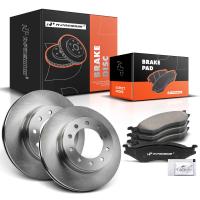 China Front Disc Brake Rotors & Ceramic Brake Pads for Ford F-450 Super Duty 2005-2012 for sale
