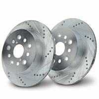 China Rear Drilled Brake Rotors for Lexus LS430 2001-2006 Base 4.3L for sale