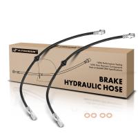 China 2Pcs Front Brake Hydraulic Hose for Mini Cooper 2002-2008 L4 1.6L for sale