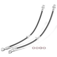 China 2Pcs Rear Brake Hydraulic Hose for Acura Integra 1994-2001 Honda Civic for sale