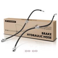 China 2Pcs Front Brake Hydraulic Hose for Honda Element 2003-2011 2.4L for sale