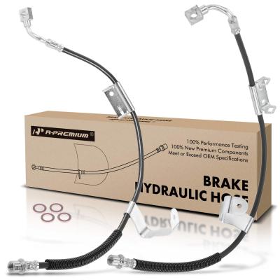 China 2Pcs Front Brake Hydraulic Hose for Chevrolet Avalanche 2500 GMC Hummer H2 for sale