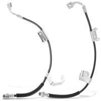 China 2Pcs Front Brake Hydraulic Hose for Chevrolet Avalanche 2500 GMC Hummer H2 for sale