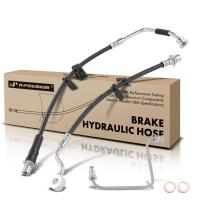 China 2x Front Passenger Inner & Outer Brake Hydraulic Hose for Ram 2500 2014-2016 3500 for sale