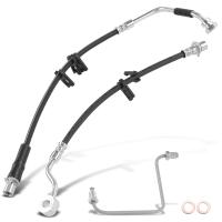 China 2x Front Passenger Inner & Outer Brake Hydraulic Hose for Ram 2500 2014-2016 3500 for sale