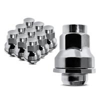 China 10x Front or Rear M12-1.5 Wheel Lug Nut for Jaguar F-Type 14-21 XJ 10-17 XE XFR for sale