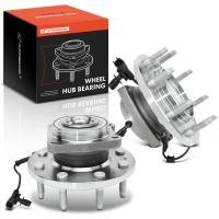China 2x Front Wheel Bearing & Hub Assembly w/ ABS Sensor for Chevy Silverado 2500 3500 11-20 4WD for sale