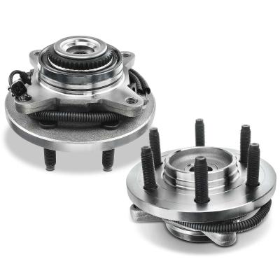 China 2x Front Wheel Bearing & Hub Assembly with ABS Sensor for Ford F-150 Lincoln 2011-2014 4WD for sale