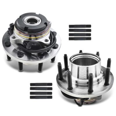 China 2x Front Wheel Bearing & Hub Assembly w/ ABS Sensor for Ford F-250 F-350 Super Duty 4WD SRW for sale