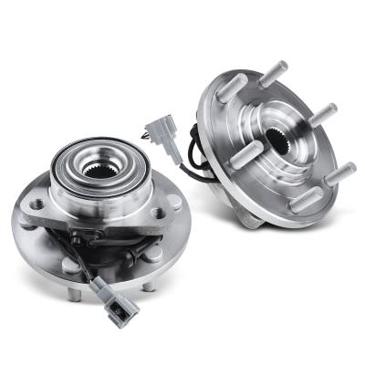 China 2x Front Wheel Bearing & Hub Assembly with ABS Sensor for Infiniti QX56 Nissan Armada Titan for sale