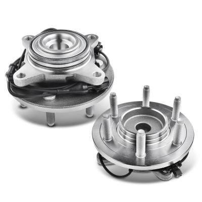 China 2x Front Wheel Bearing & Hub Assembly with ABS Sensor for Ford Expedition Lincoln RWD for sale