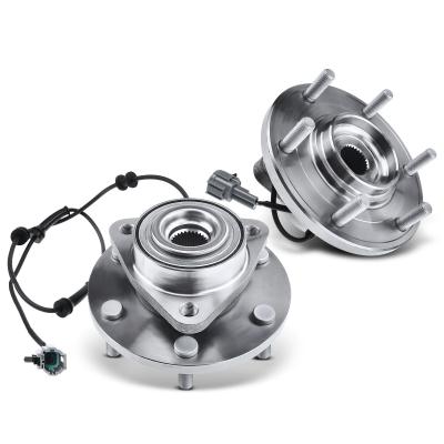 China 2x Front Wheel Bearing & Hub Assembly with ABS for Nissan Titan Armada 2008-2012 Infiniti for sale