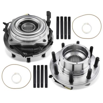 China 2x Front Wheel Bearing & Hub Assembly with ABS Sensor for Ford F-250 Super Duty 2005-2010 for sale