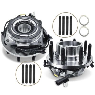 China 2x Front Wheel Bearing & Hub Assembly with ABS Sensor for Ford F-250 F-350 Super Duty 11-16 for sale