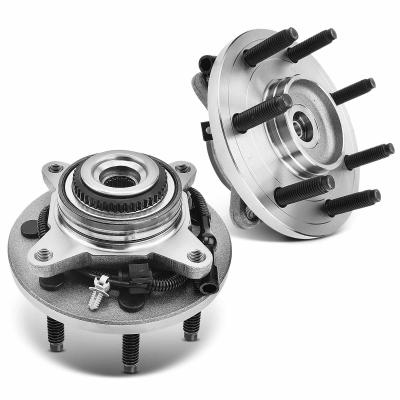 China 2x Front Wheel Bearing & Hub Assembly with ABS Sensor for Ford F-150 2009-2010 4WD for sale