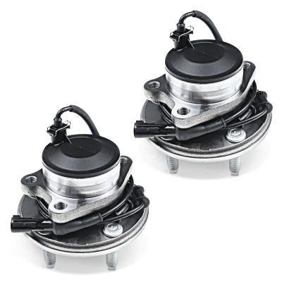 China 2x Front Wheel Bearing & Hub Assembly with ABS Sensor for Jaguar XF XFR XJ XJR XKR XK for sale