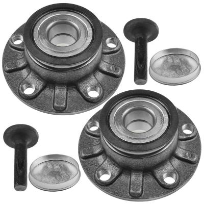 China 2x Rear Wheel Bearing & Hub Assembly for Audi A3 Volkswagen Golf Jetta 2006-2019 for sale