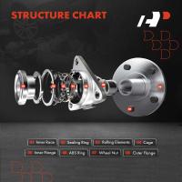 China Rear Left or Right Wheel Bearing Hub Assembly for Toyota Yaris iA Yaris Scion FWD for sale