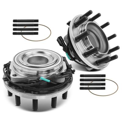 China 2x Front Wheel Bearing & Hub Assembly with ABS Sensor for Ford F-450 F-550 Super Duty 05-10 for sale