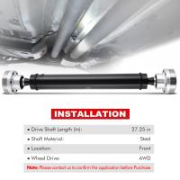 China Front Driveshaft Prop Shaft Assembly for Jeep Grand Cherokee 2014-2018 3.0L AWD for sale
