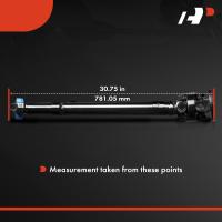China Front Driveshaft Prop Shaft Assembly for Dodge Ramcharger 87-93 W100 W150 Auto for sale
