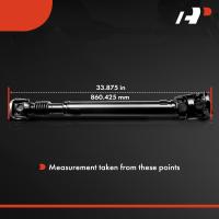 China Front Driveshaft Prop Shaft Assembly for Dodge Ram 2500 3500 03-09 Manual Trans. for sale
