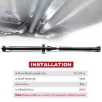 China Rear Driveshaft Prop Shaft Assembly for Hyundai Santa Fe 03-06 V6 3.5L 4WD 4WD for sale