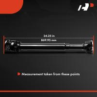 China Front Driveshaft Prop Shaft Assembly for Ram 2500 3500 2013-2018 4WD Auto Trans. for sale