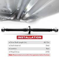 China Rear Driveshaft Prop Shaft Assembly for Jeep Grand Cherokee 2011-2019 3.6L AWD for sale