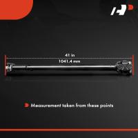 China Front Driveshaft Prop Shaft Assembly for Jeep TJ Wrangler 2003-2006 L6 4.0L 4WD for sale