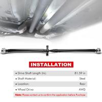 China Rear Driveshaft Prop Shaft Assembly for Dodge Charger 2015-2018 Chrysler 300 RWD for sale