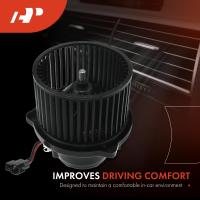 China Rear HVAC Heater Blower Motor with Fan Cage for Hyundai Santa Fe 2013-2019 for sale