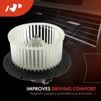 China Rear HVAC Heater Blower Motor with Fan Cage for Ford E-150 E-250 E-350 E-450 for sale