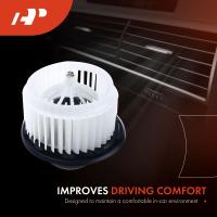 China Rear A/C Heater Blower Motor with Fan Cage for Volkswagen Touareg 04-10 Audi Q7 for sale