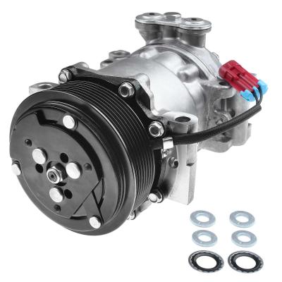China AC Compressor with Clutch & Pulley for Chevrolet T6500 GMC T7500 04-09 L6 7.8L for sale