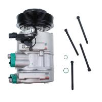 China AC Compressor with Clutch & Pulley for Kia Rondo 2007 2008 2009 L4 2.4L for sale