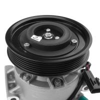 China AC Compressor with Clutch & Pulley for Hyundai Accent Kia Rio 12-17 L4 1.6L for sale