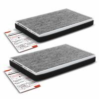 China 2x Activated Carbon Cabin Air Filters for Chevrolet Impala Buick Allure LaCrosse for sale